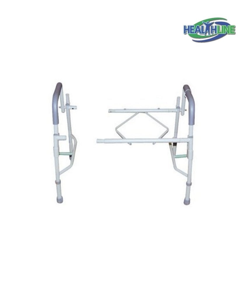 Drop Arm Bedside Commode with Arms | Healthline Trading