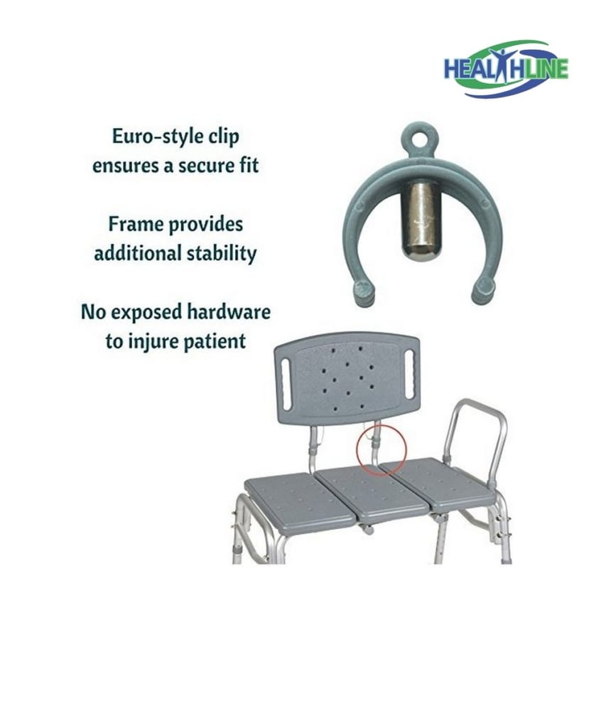 Heavy Duty Transfer Bench W/back | Healthline Trading